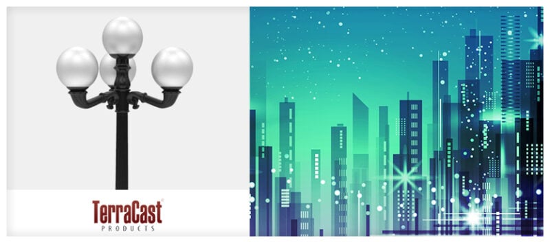 Extending The Life of Light Poles With Resin Bases - TerraCast Products